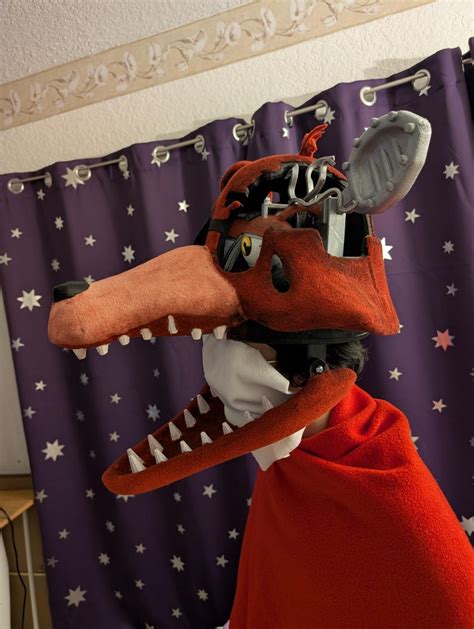 Withered Foxy Cosplay Fnaf Mask 3d Printed Five Nights At Freddys