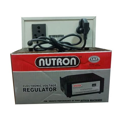 Nutron Electronic Voltage Regulator At Rs 2500 Automatic Voltage