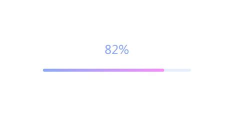 css3 gradient style percentage progress bar code free download css3