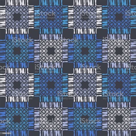 기하학적 모양의 모자이크 매끄러운 패턴 민족 보헤미안 장식 웹 디자인 또는 인쇄를 위한 벡터 그림입니다 아이스톡 크리에이티브 일러스트레이션 0명에 대한 스톡 벡터 아트 및