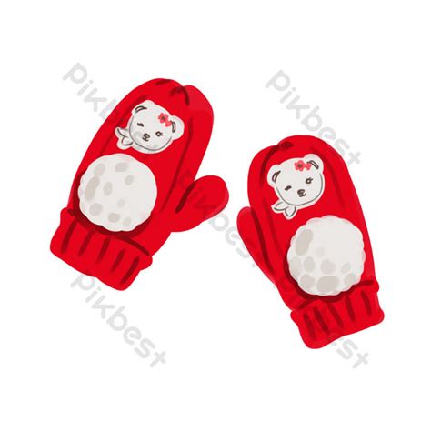 Cute Red Gloves Png Images Psd Free Download Pikbest