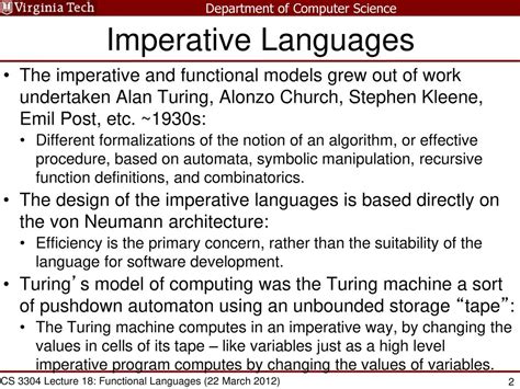 Cs 3304 Comparative Languages Ppt Download