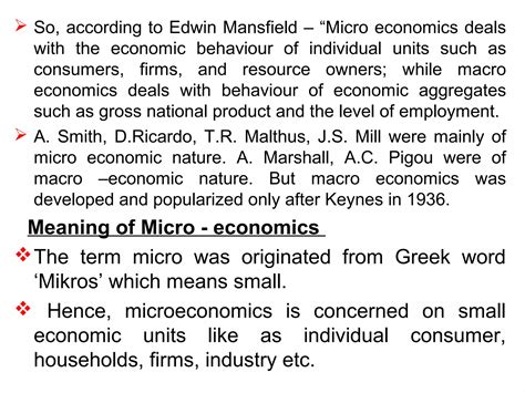 Microeconomics Introduction And Basic Concepts Ppt