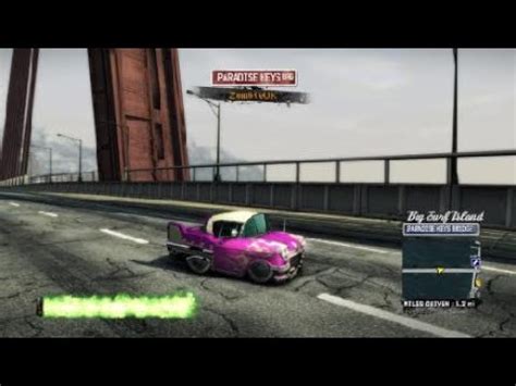 Burnout Paradise Remastered Mega Bridge Jump Youtube
