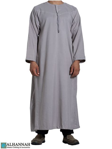 Yemeni Thobe Classic Grey Me798 Thobe Islamic Clothing Clothes