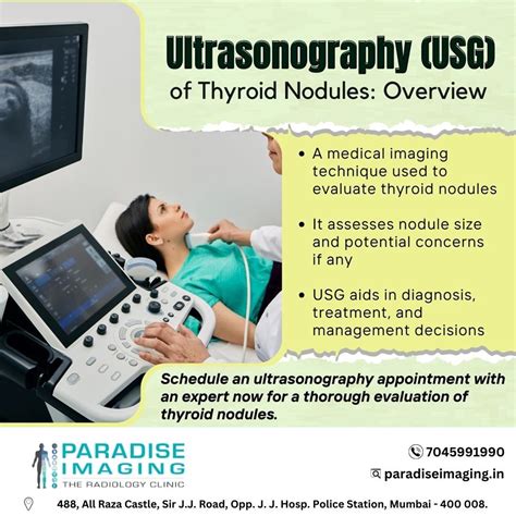 Paradise Imaging The Radiology Clinic Ultrasonography Usg For Thyroid Nodules Is A Non