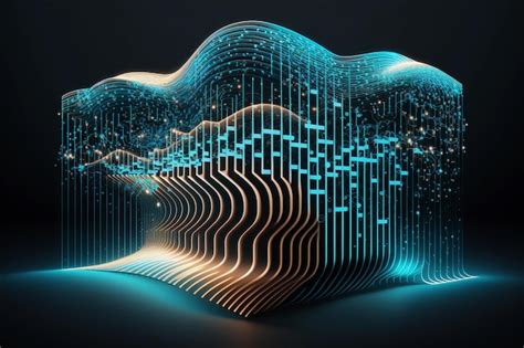 premium photo quantum computer database concept central computer