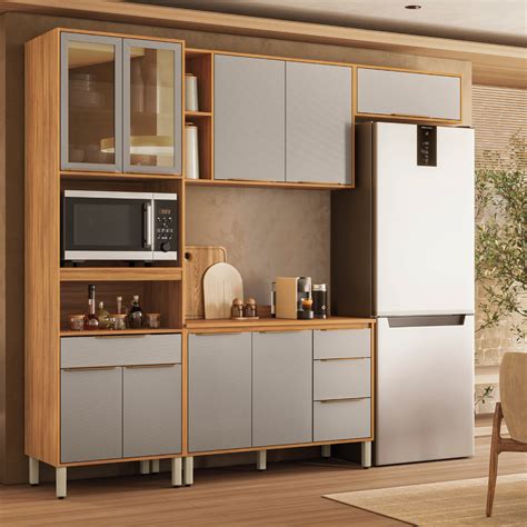 Cozinha Modulada Plena 01 Demóbile ı Guarda Roupas ı Cozinhas ı Demartêz