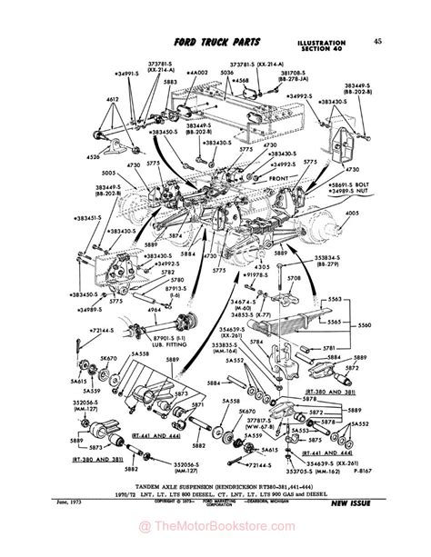 1964 1972 Ford Truck Parts Text And Illustrations Catalog Set