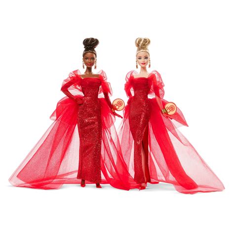 Barbie Signature Mattel 80th Anniversary Ruby Red Dolls
