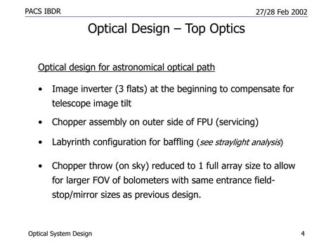 ppt optical system design powerpoint presentation free download id
