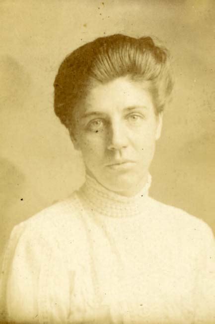 Photo Of Unidentified Woman White Dress Found In Pages Of Burdick