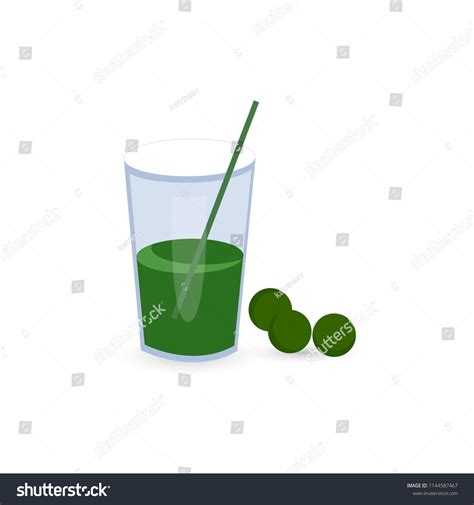 2 Smoothie Spiruline Stock Vectors Images And Vector Art Shutterstock