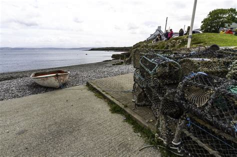 Editorial Moelfre Beach On Anglesey North Wales Editorial Photo