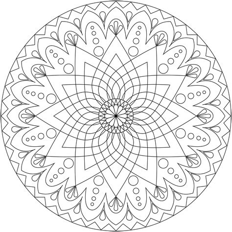 Coloring Mandalas Free Printable Free Printable Us