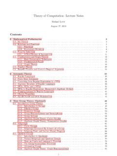Theory Of Computation Lecture Notes Theory Of Computation Lecture Notes Pdf PDF4PRO