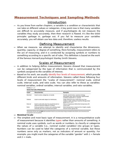 CHAPTER 5 | PDF | Sampling (Statistics) | Level Of Measurement