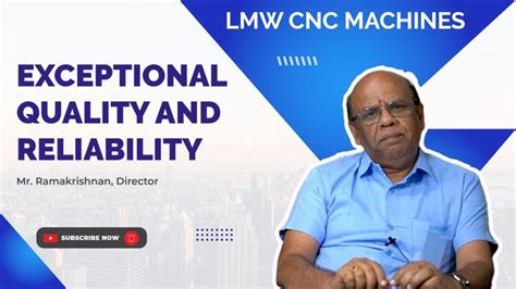Mr Ramakrishnan Director Of Rabwin Industries Private Limited Lmw Machine Tool Division