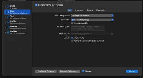managing configurations for the different environments eg staging