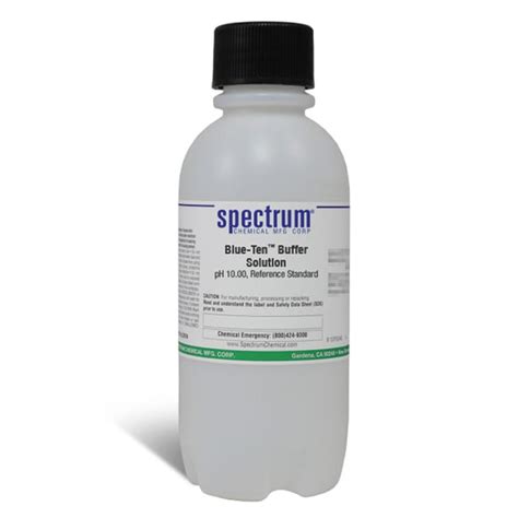 Blue Ten Tm Buffer Solution Ph 1000 001 At 25 Ccolor Coded