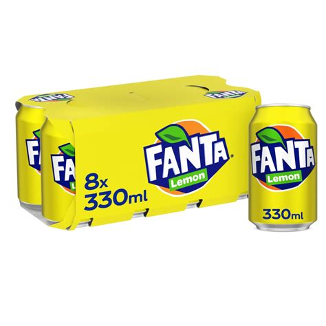 Fanta Lemon 8x330ml Co Op