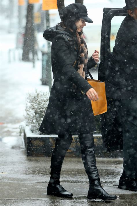 Vanessa Hudgens Winter Style Out In New York City March 2015