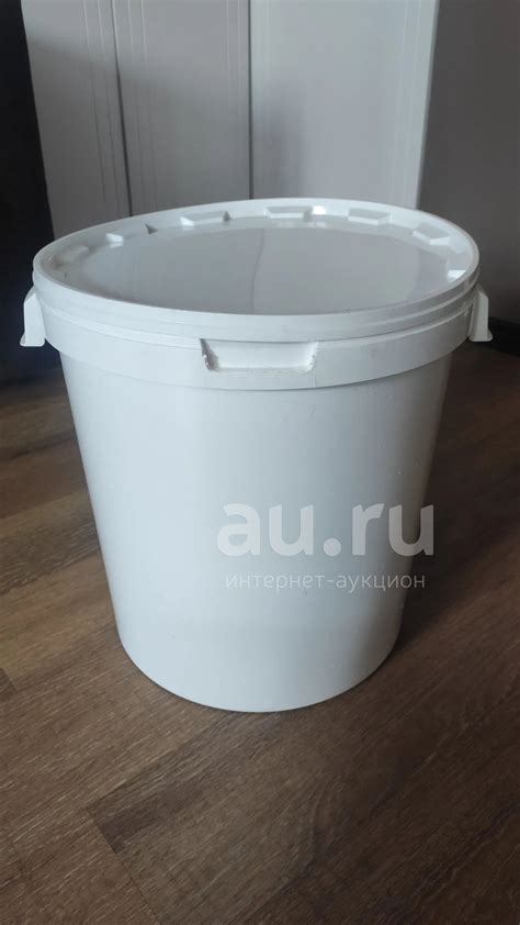 ведро пластиковое 32л с крышкой — купить в Красноярске. Состояние: Б/у ...