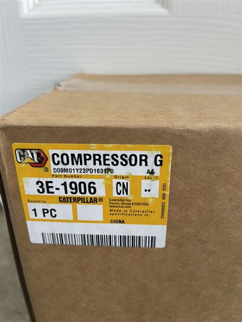 New Caterpillar Ac Compressor 3e1906 4468 Ships Next Day Ebay