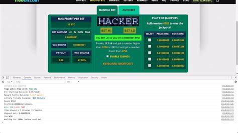 Freebitcoin Script Hack 16072017 Version 50 Youtube