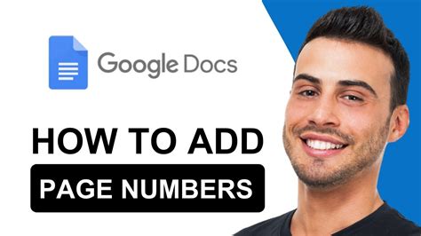 How To Add Page Numbers In Google Docs | Tutorial (2024) - YouTube