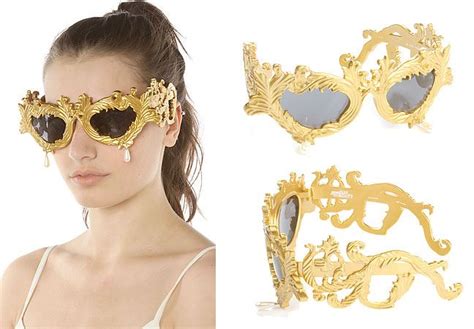 Gold Baroque Sunglasses