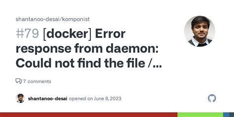 Docker Error Response From Daemon Could Not Find The File In Container Issue