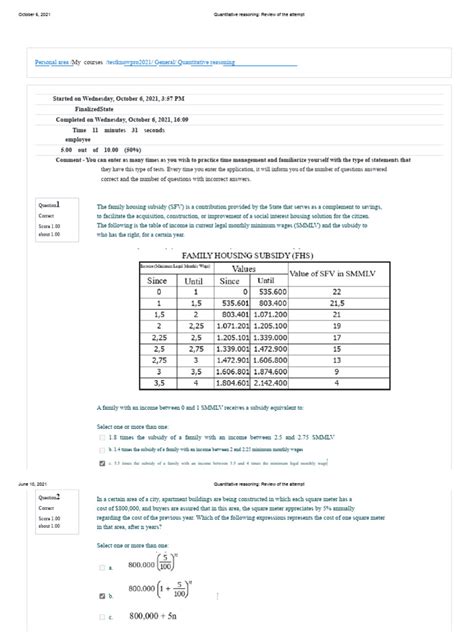 Quantitative Reasoning Review Of Attempt 2 Pdf Interest Economies