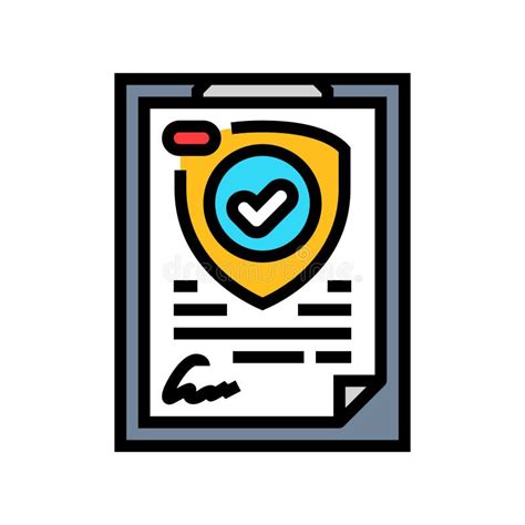 Consent Agreement Ethical Ai Color Icon Vector Illustration Stock