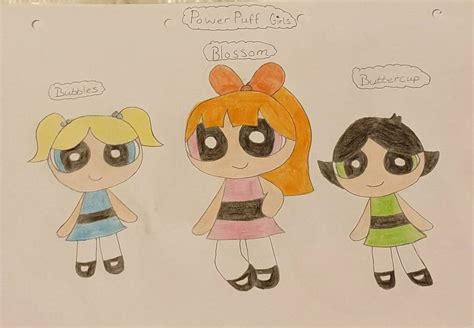 Powerpuff Girls Buttercup Blossom And Bubbles By Emfairy44 On Deviantart