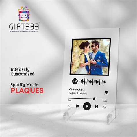 Customized Spotify Song Plaque Spotify Song Code With Custom Photo A