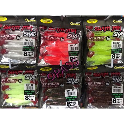 Opass Swim Min Shad Soft Attach Hogy 8cm Shopee Malaysia