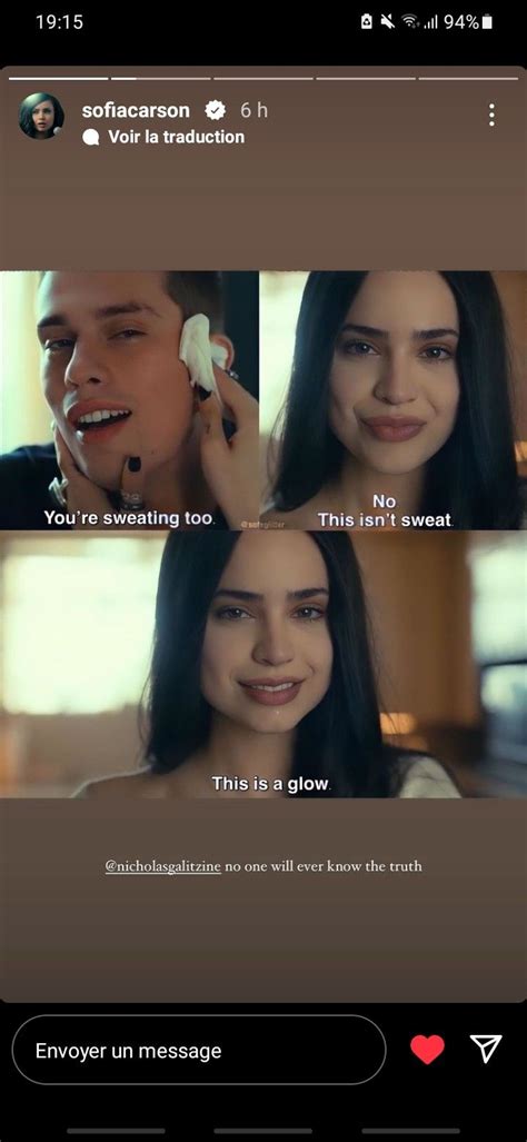 Sofia Carson Instagram Story En 2025 Actrice