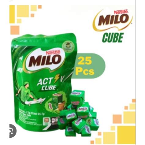 Jual Nestle Milo Activ Cube 25pcs Shopee Indonesia