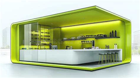 Modern Trade Show Booth For A Sunglasses International Exhibition For