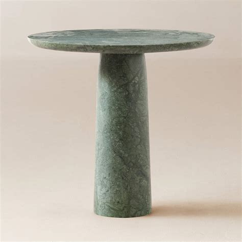 Ciccio Green Marble Side Table Reviews Cb2 Canada