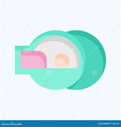 Icon Tomography Related To Medical Symbol Flat Style Simple Design