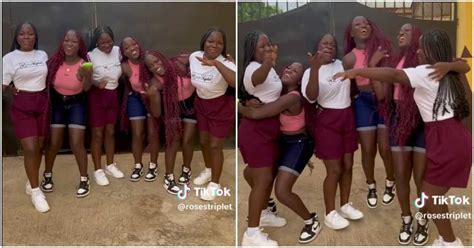 6 Ladies Looking The Same Reveal They Are Two Sets Of Triplets From The