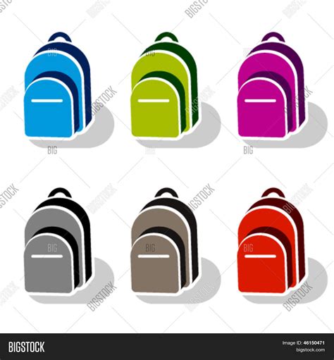 Vector School Bag Vector And Photo Free Trial Bigstock