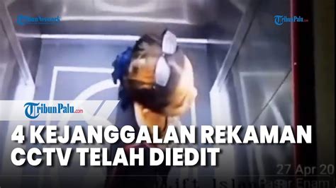 4 Kejanggalan Rekaman Cctv Detik Detik Aishiah Jatuh Dari Lift Bandara
