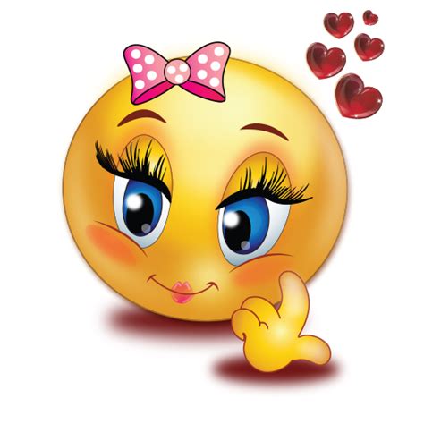 Lady Smiley Face Emoji