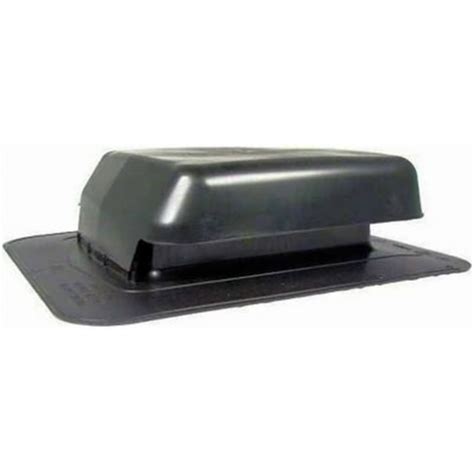 Norwesco 50 Sq In Uv Resistant Polyethylene Roof Vent Black 559453