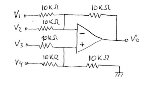 solved compute vo as a function of the input voltages v1