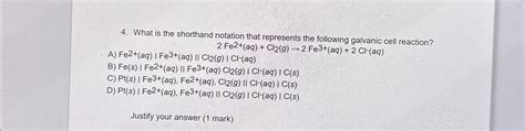 Solved What Is The Shorthand Notation That Represents The