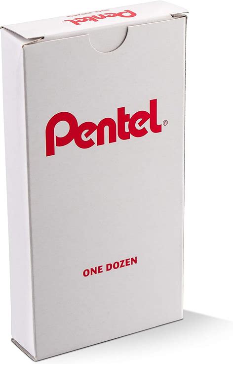 Pentel Arts 08mm Hybrid Technica Gel Pen Black Box Of 12 Kn108 A